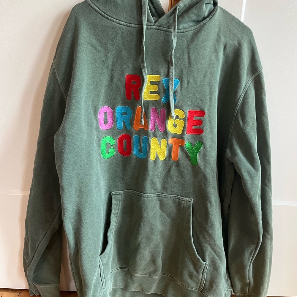 Rex Orange County Embroidered Hoodie - Gem